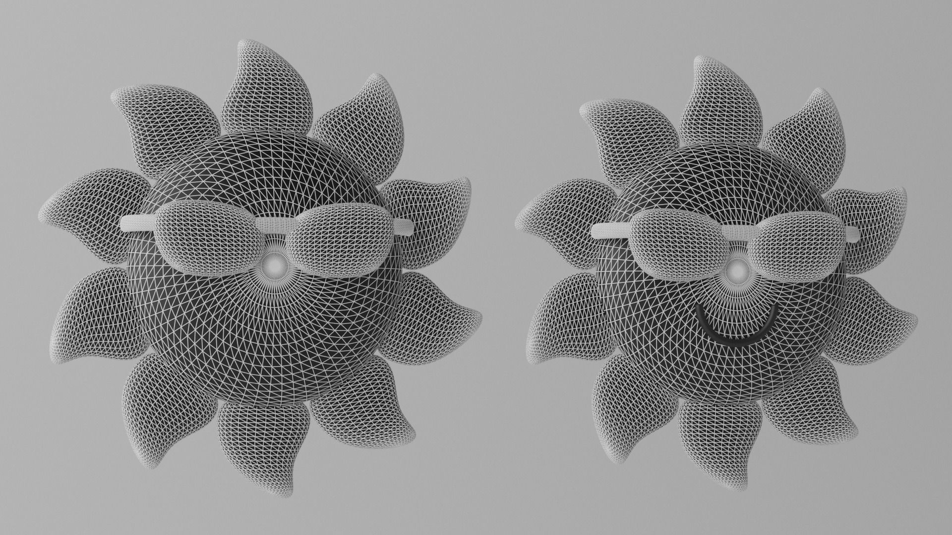 Cartoon Sun With Sunglasses 3D model | CGTrader