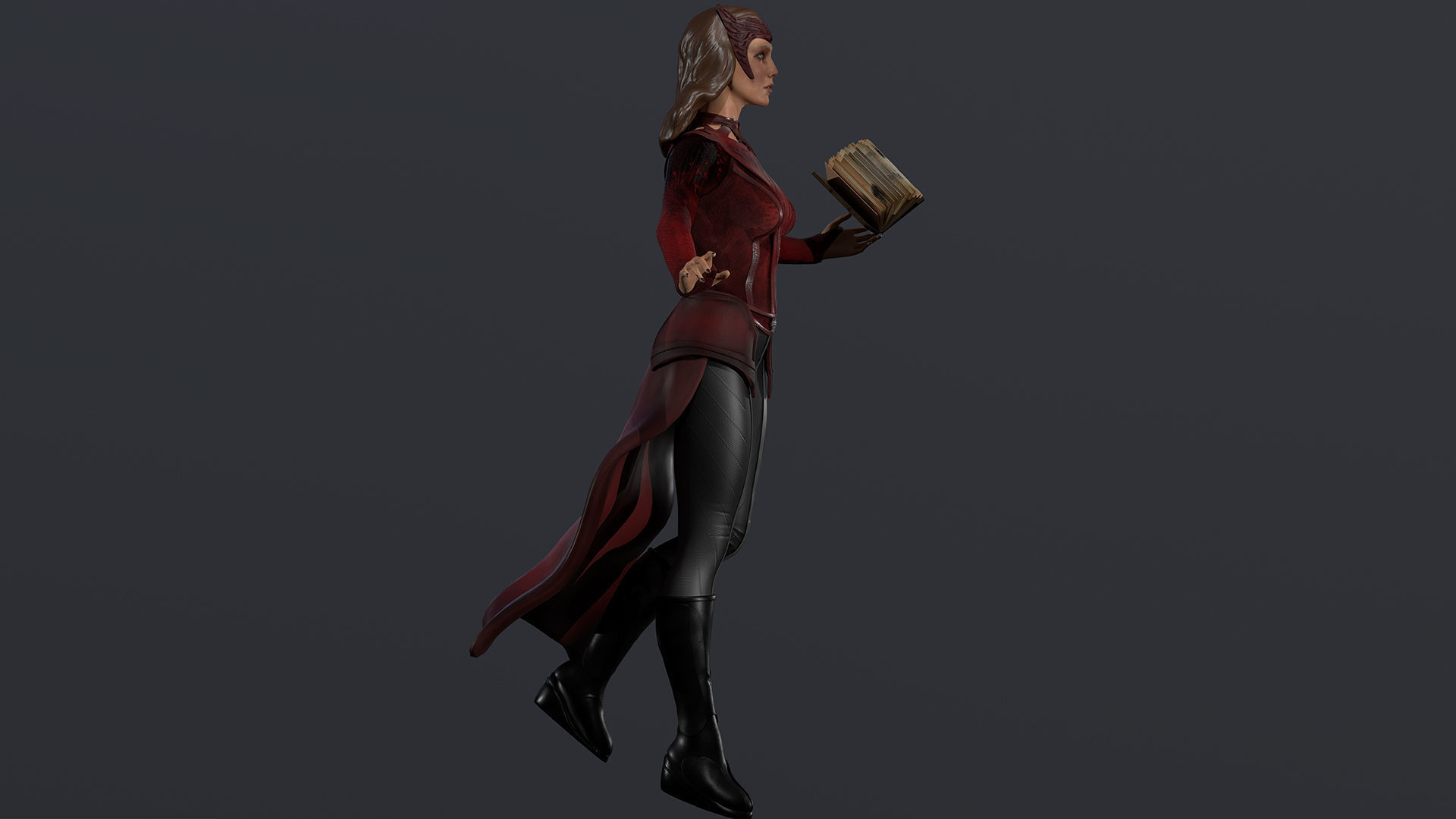 3D model Scarlet Witch VR / AR / low-poly | CGTrader