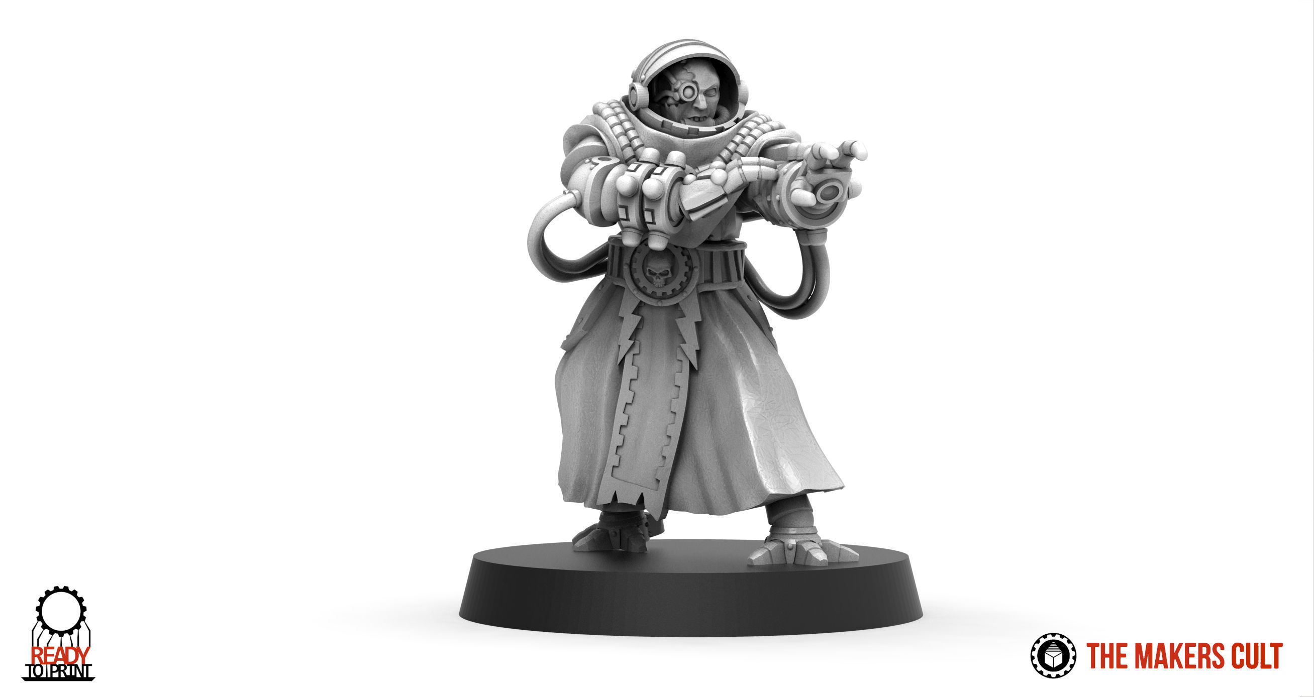 Dark Techno - Teslarite Channellers 3D model 3D printable | CGTrader