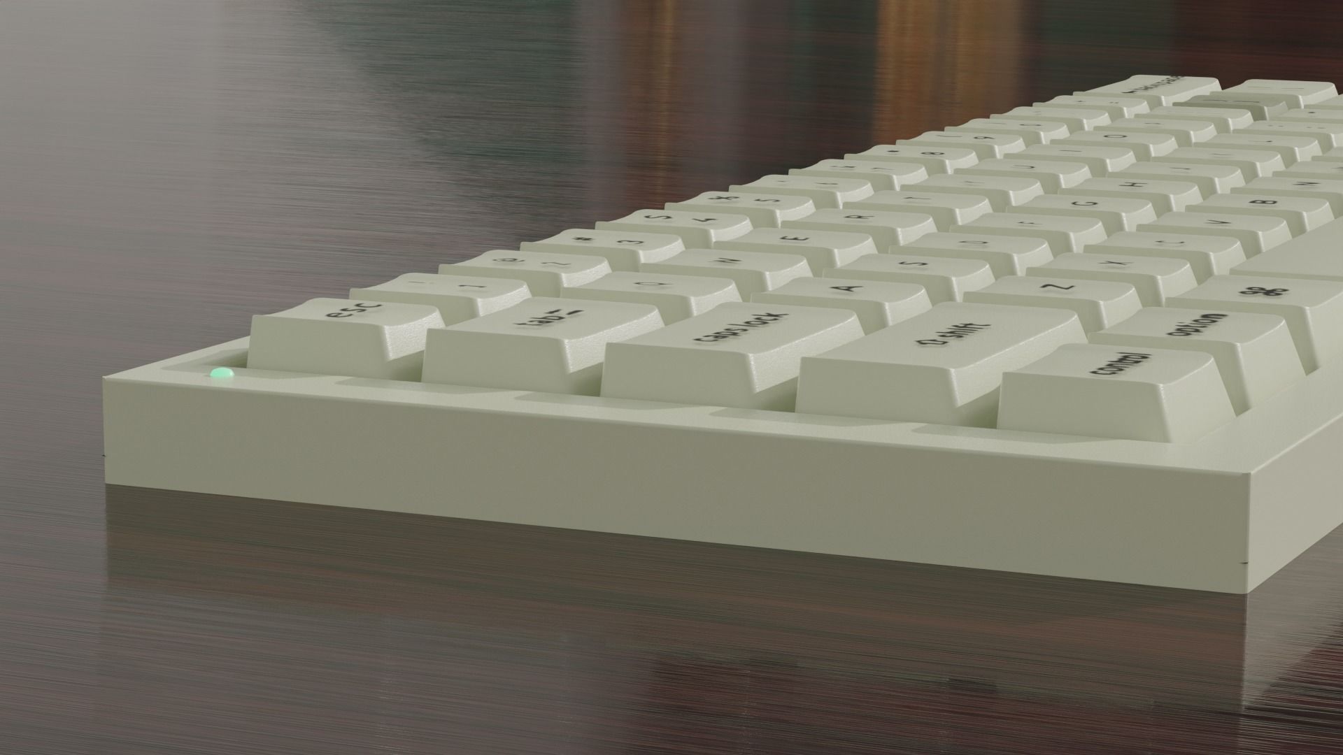 Vintage Plastic 60 Percent Mechanical Keyboard Keychron Q4 Style free ...