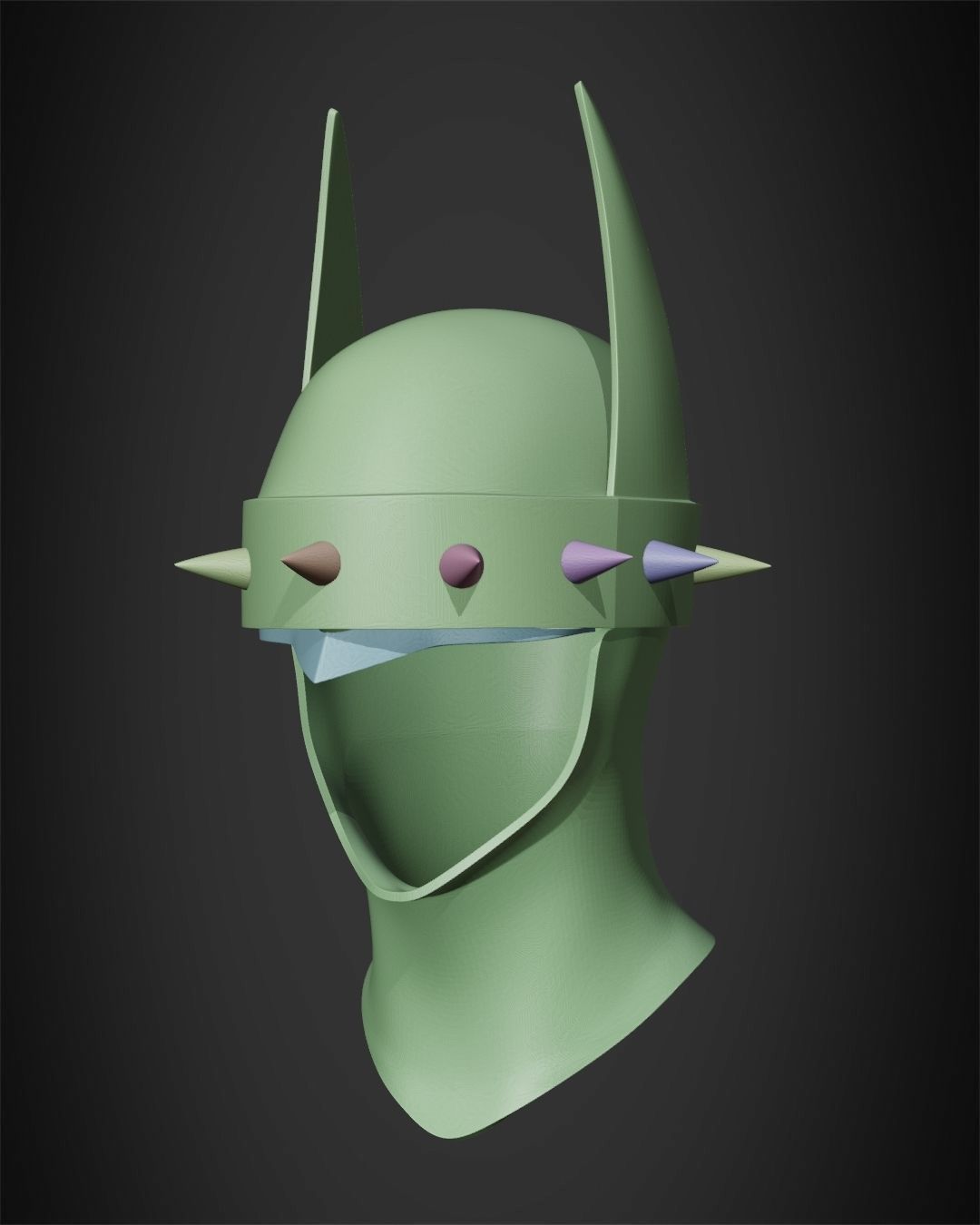 The Batman Who Laughs Mask for Cosplay 3D model 3D printable | CGTrader