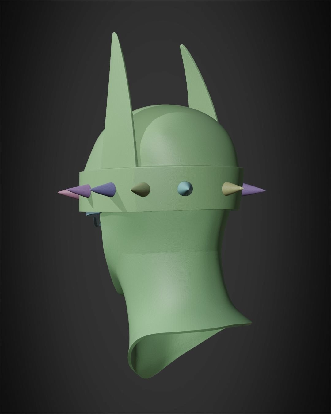 The Batman Who Laughs Mask for Cosplay 3D model 3D printable | CGTrader