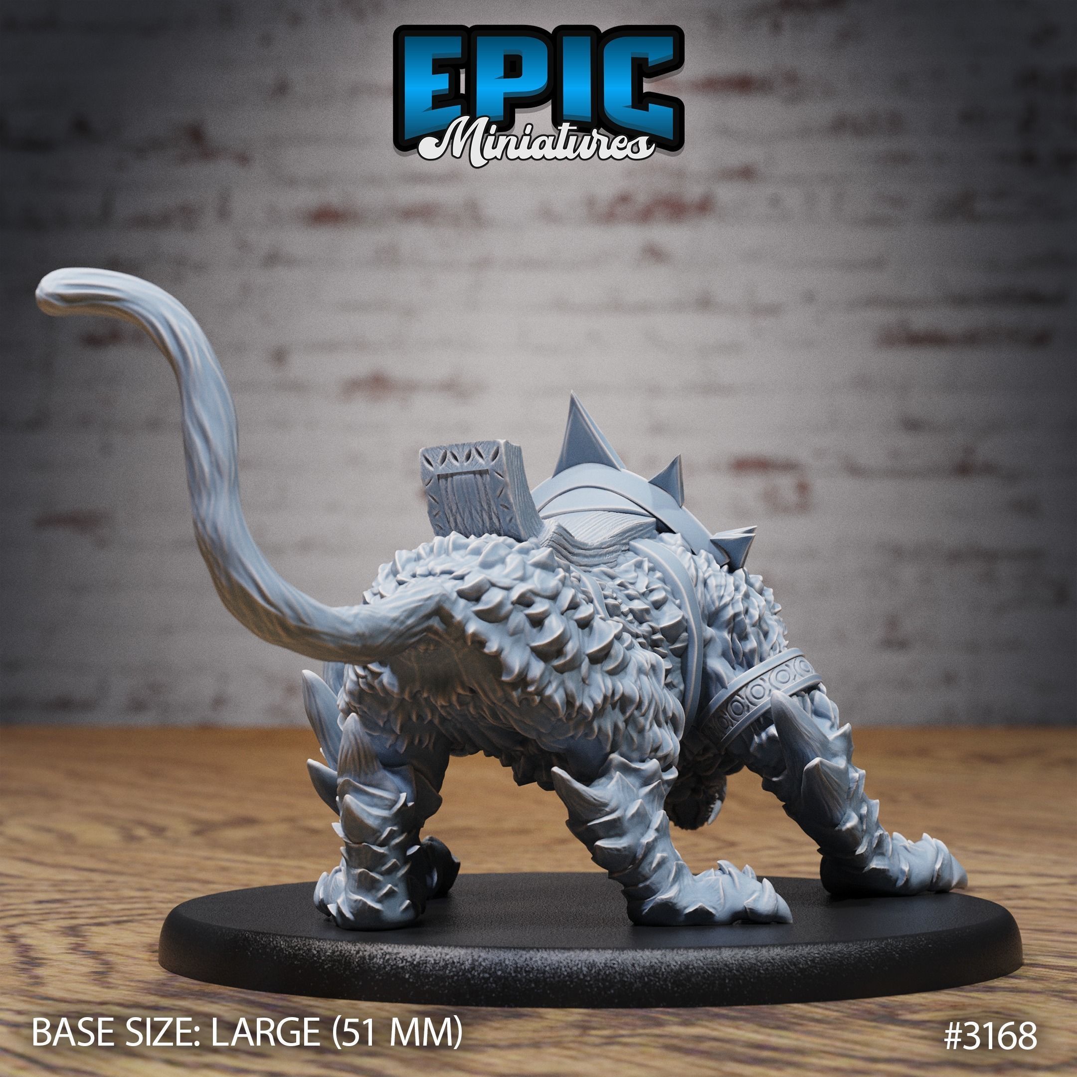 Draconic Tiger Mount - DnD Tabletop Miniature 3D Model 3D model 3D ...