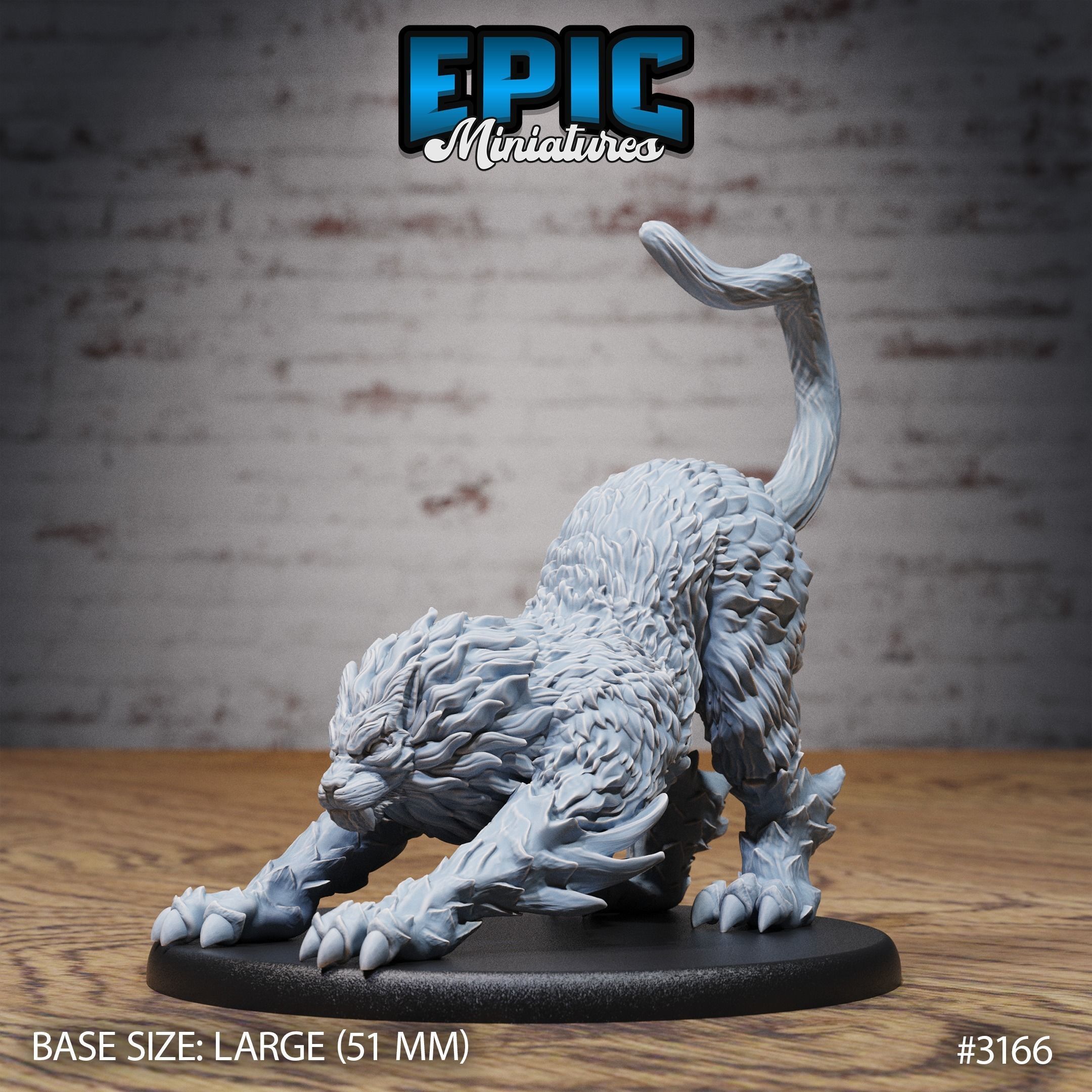 Draconic Tiger Set - DnD Tabletop Miniature 3D Model 3D model 3D ...