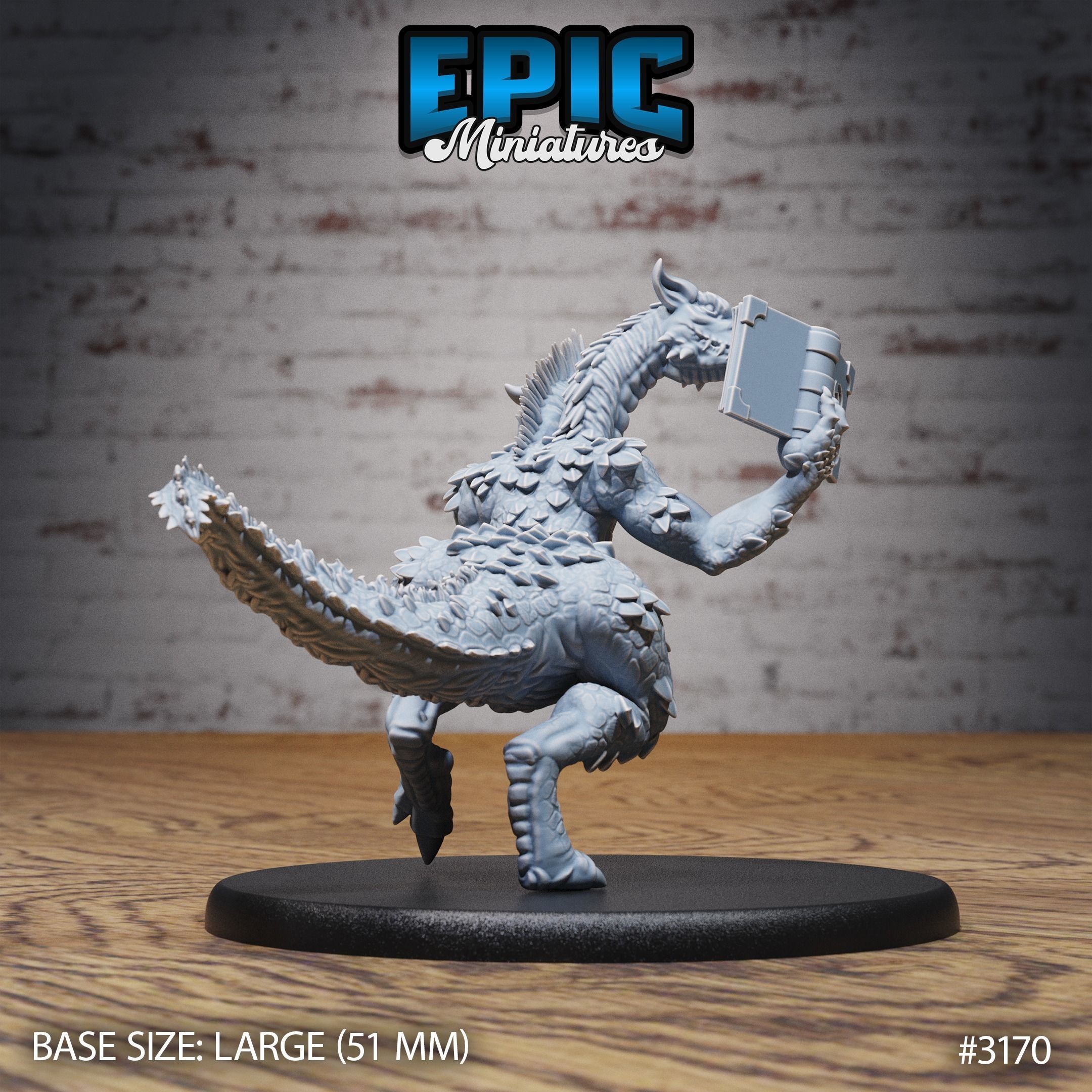 Two Headed Dragon Set - DnD Tabletop Miniature 3D Model 3D model 3D ...