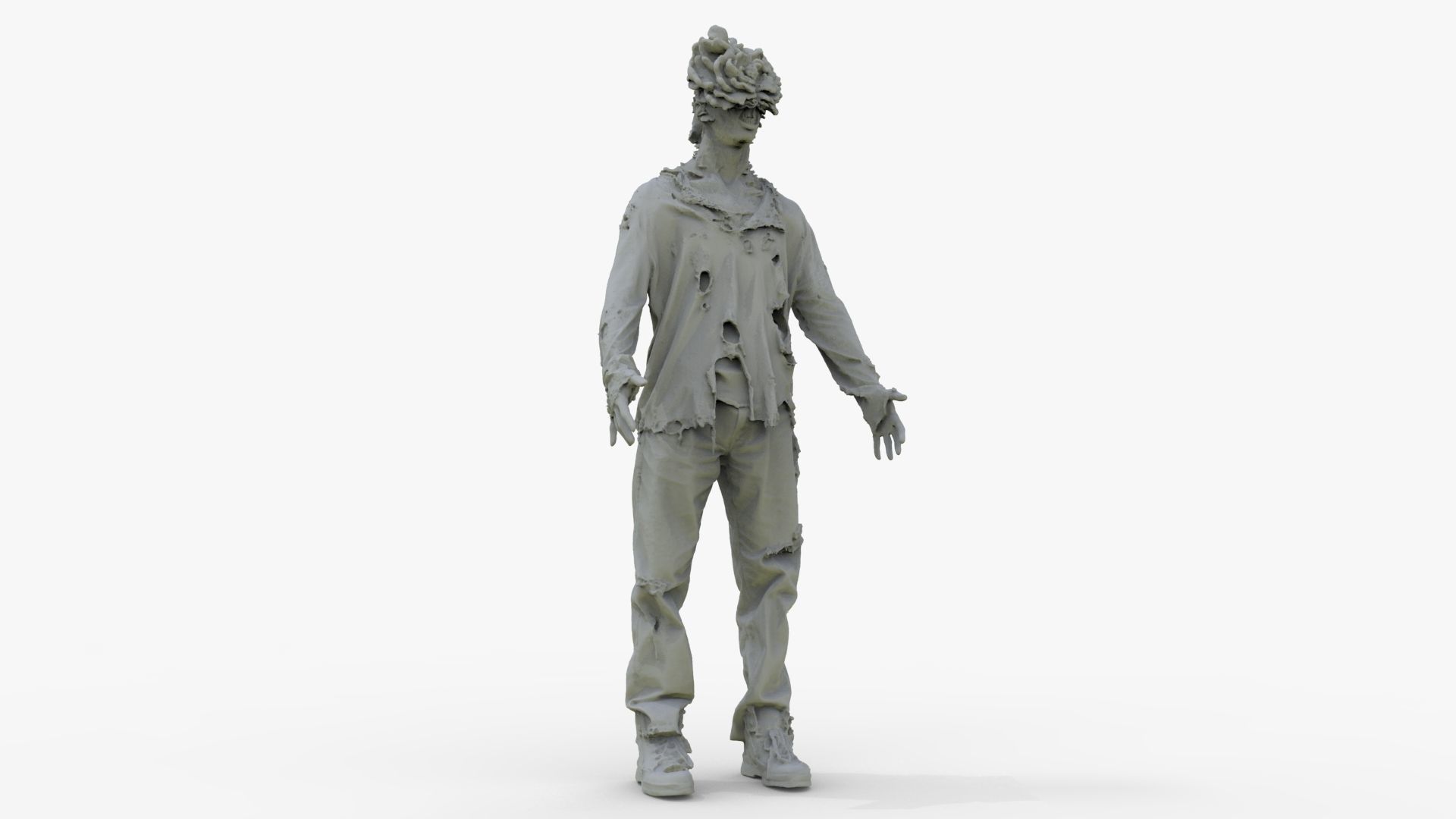 The Last of Us Clicker 3D Model 3D model 3D printable | CGTrader