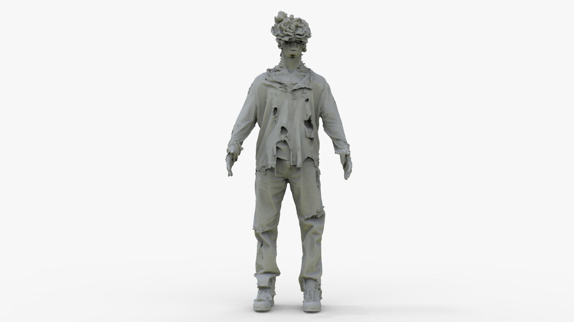 The Last of Us Clicker 3D Model 3D model 3D printable | CGTrader