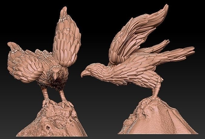 Eagle 3D model 3D printable | CGTrader