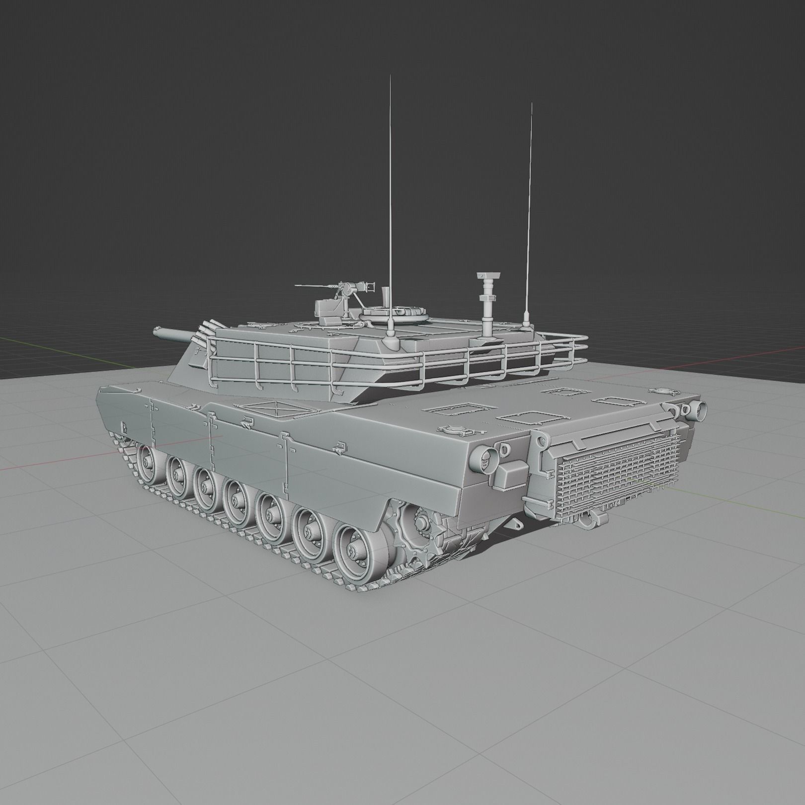 M1 Abrams-Model 3D model | CGTrader
