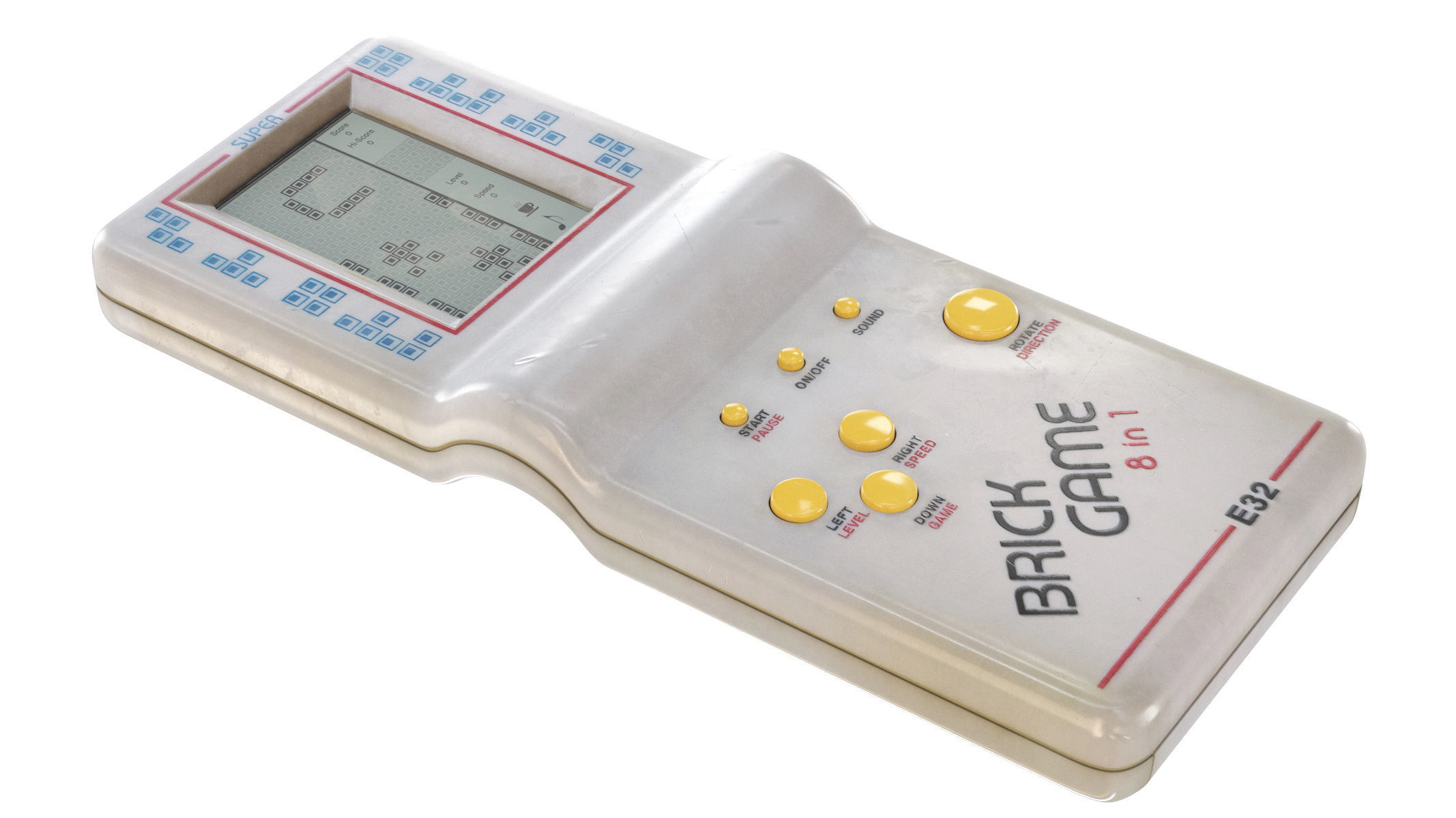 Tetris portable toy 3D model | CGTrader