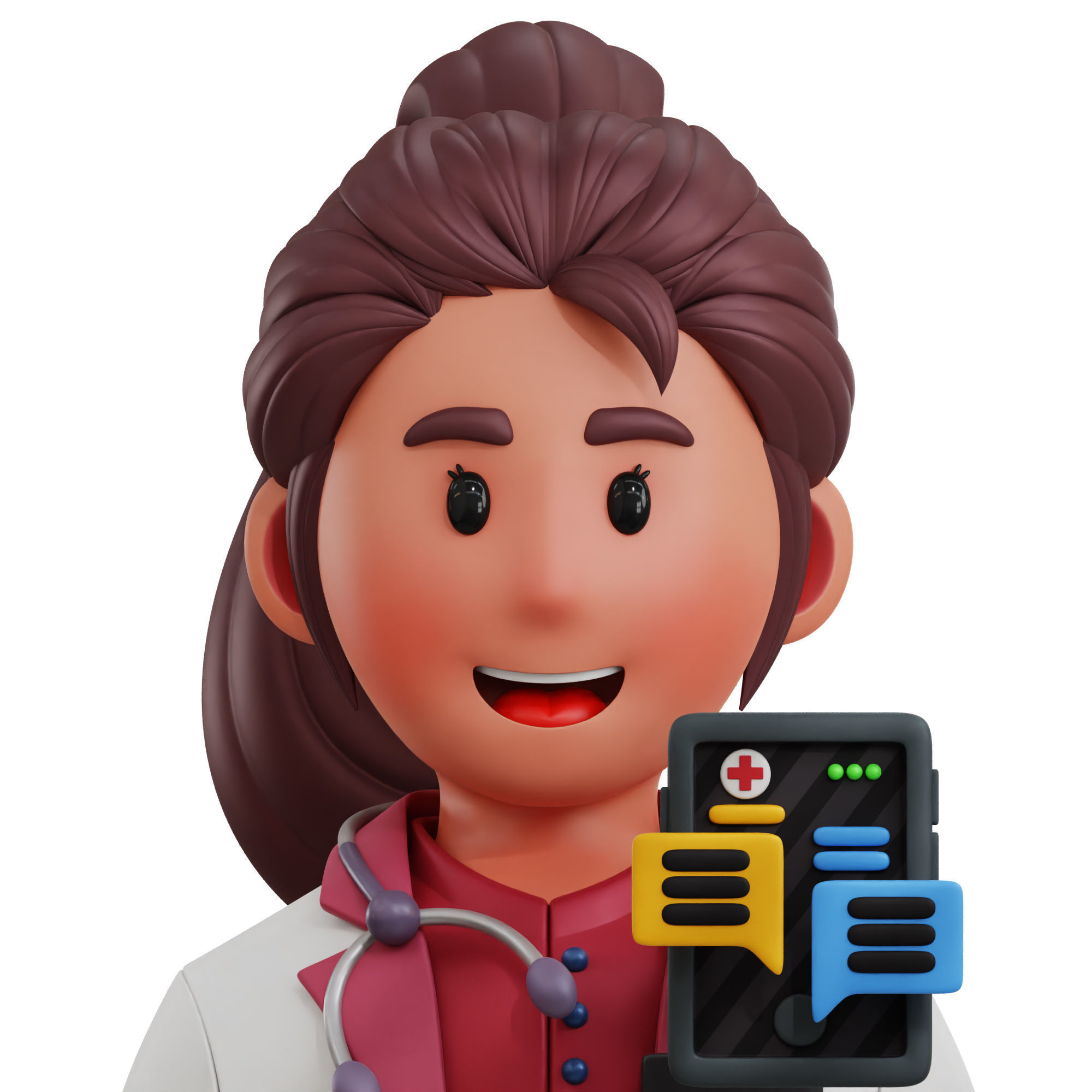 3D model Healthcare Consulting Avatar 3D Icon VR / AR / low-poly | CGTrader