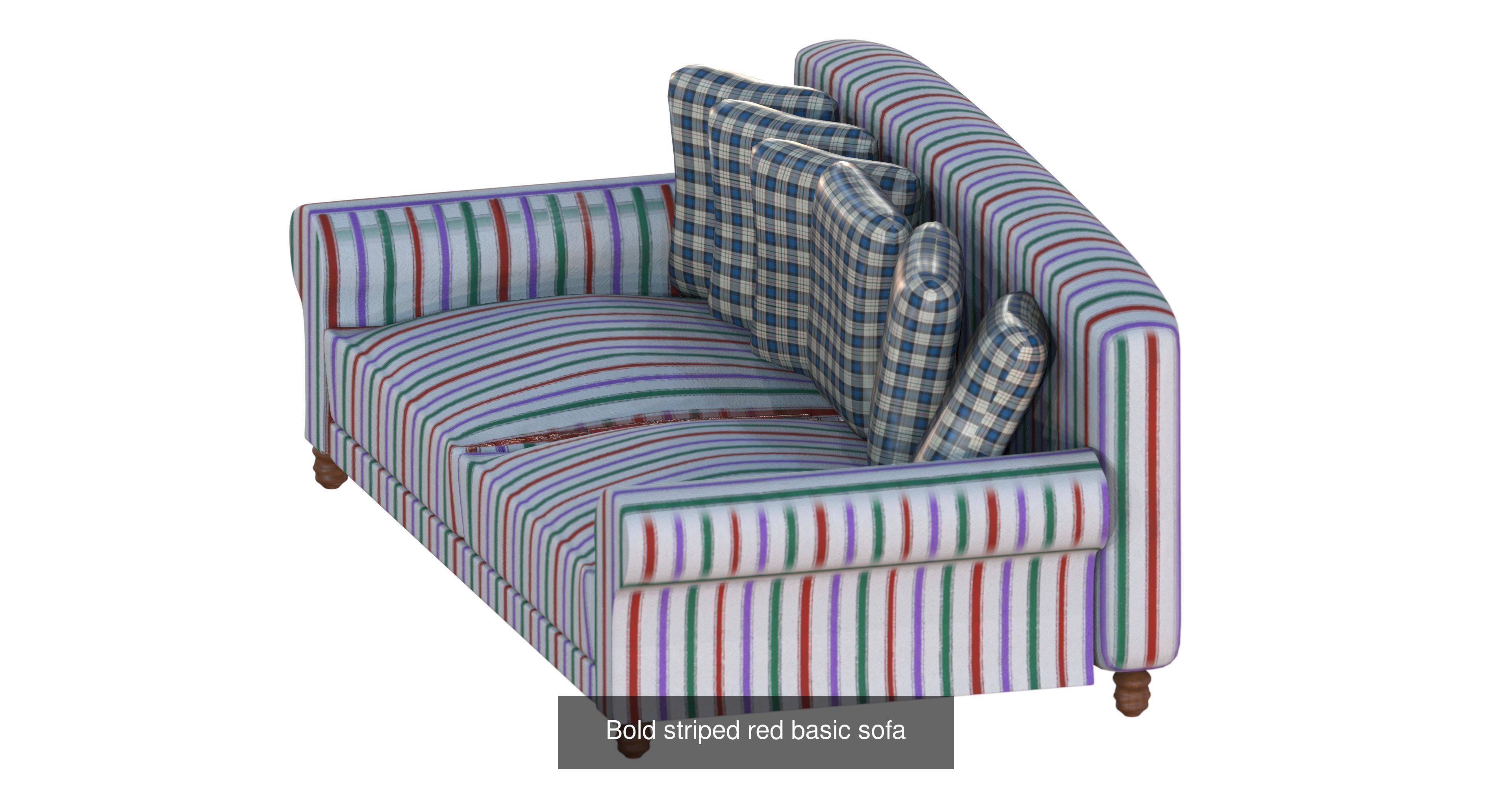 3D Model Collection 30 living room furniture sofa modeling VR / AR ...