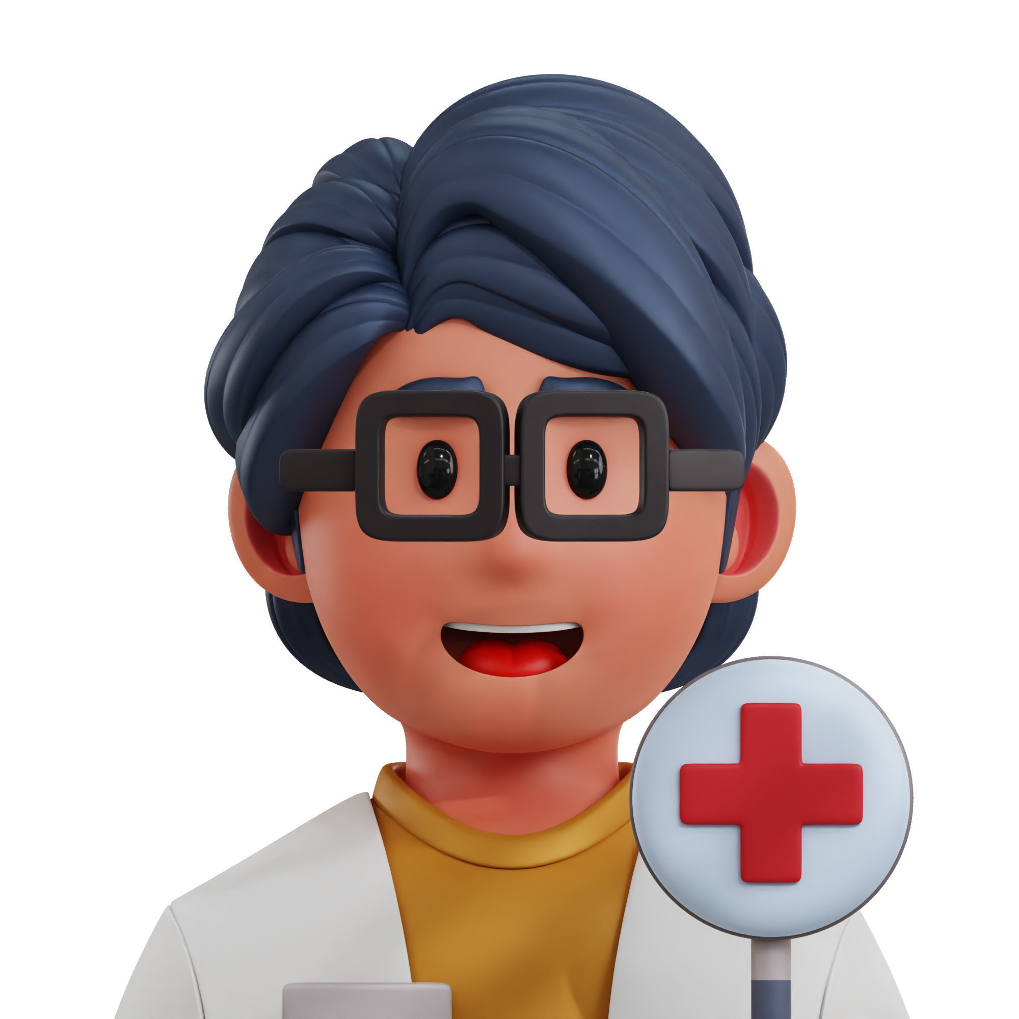 3D model Hospitalist Avatar 3D Icon VR / AR / low-poly | CGTrader