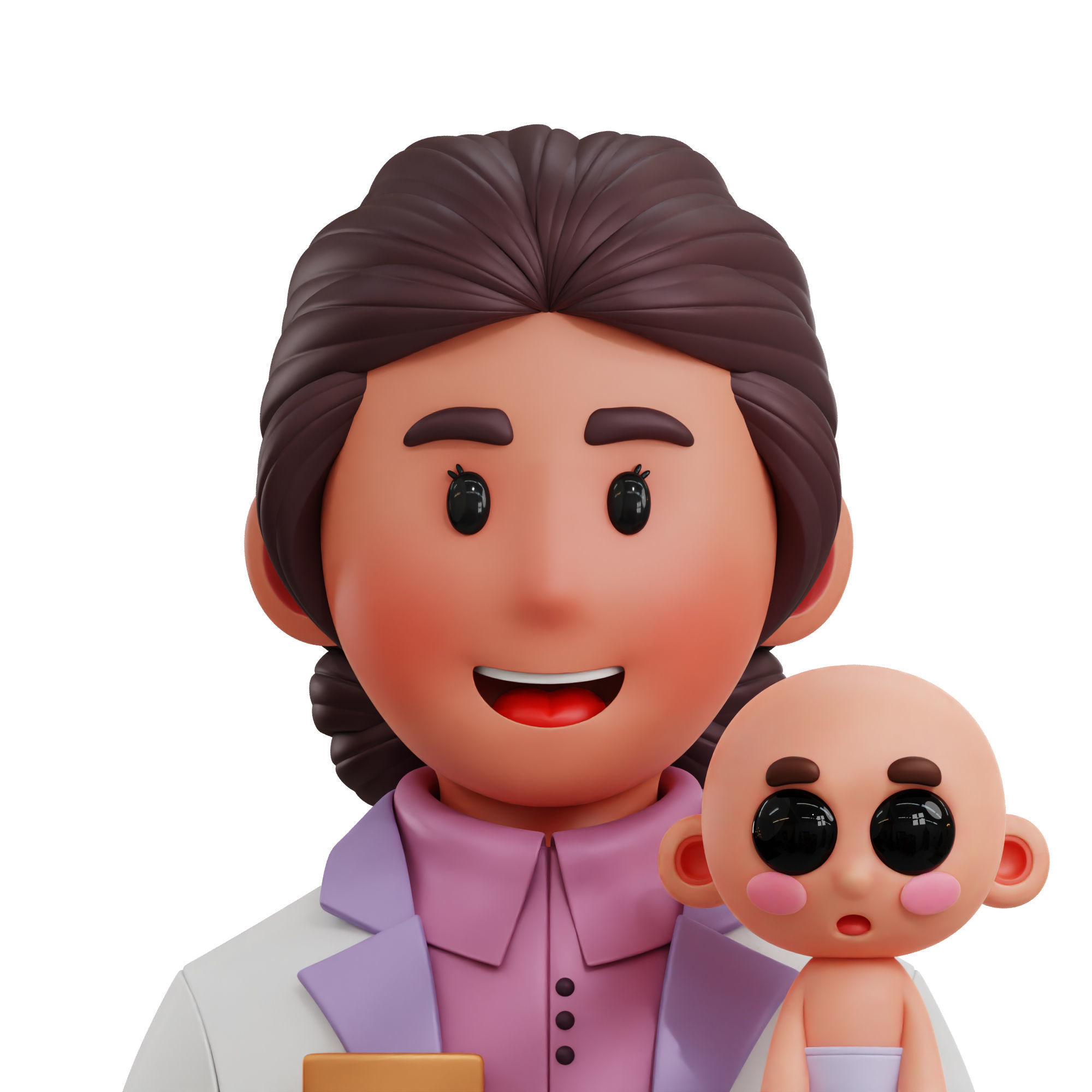 3D model Pediatrician Avatar 3D Icon VR / AR / low-poly | CGTrader