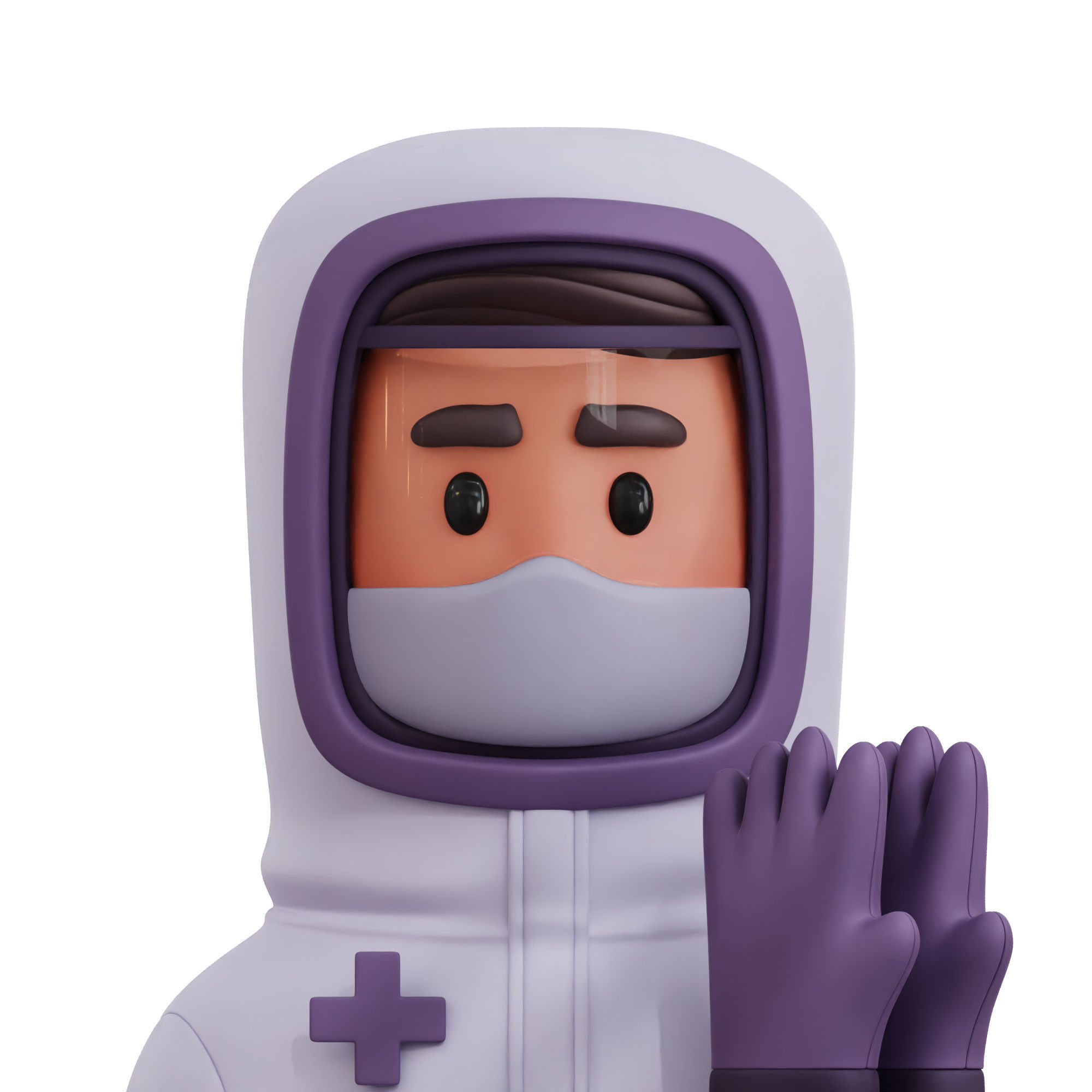 3D model Safety Suit Avatar 3D Icon VR / AR / low-poly | CGTrader