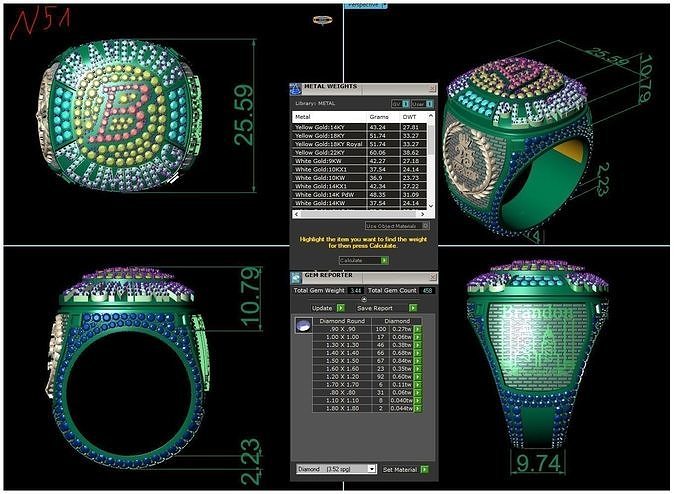 Ring men 3D model | CGTrader