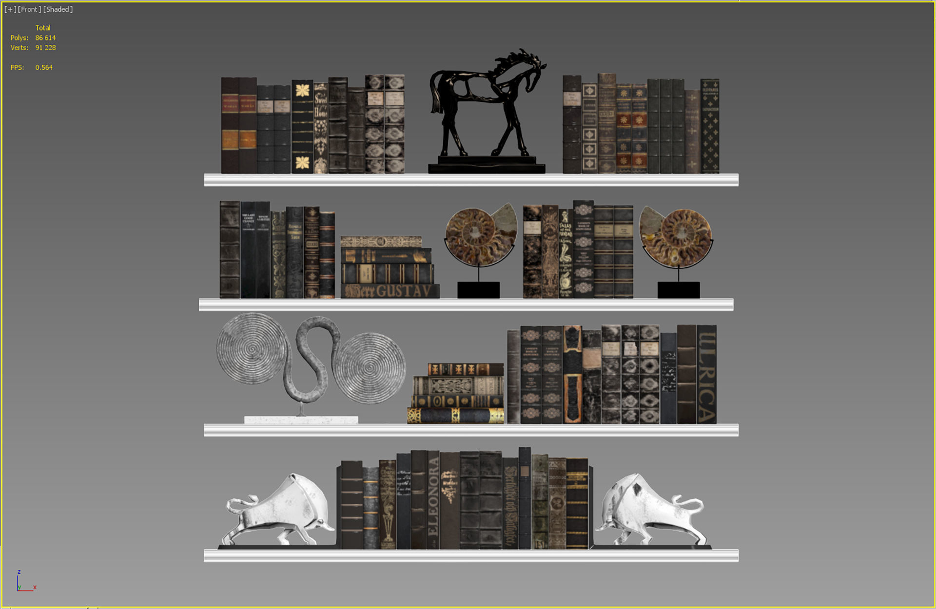 Decor Set 177 3d Model Cgtrader