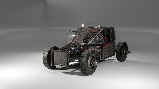 3D model Apocalyptic buggy VR / AR / low-poly | CGTrader