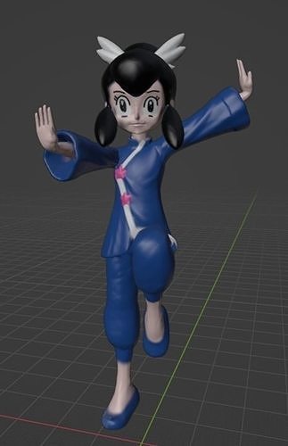 Tate Liza gym leader 3D model 3D printable | CGTrader