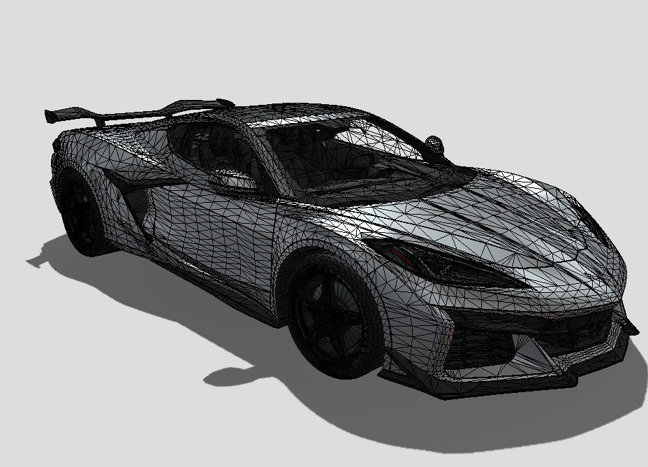 Chevrolet Corvette C8 Z06 3D model | CGTrader