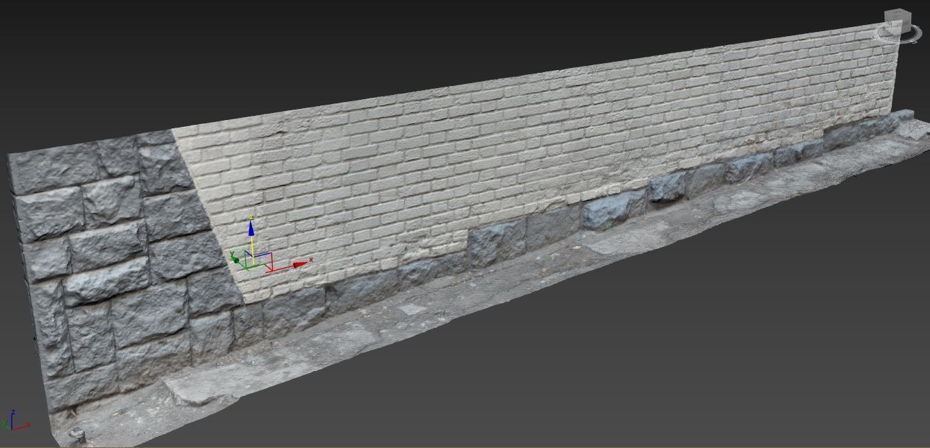 exterior wall highpoly 3D model | CGTrader