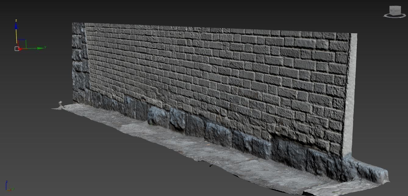 exterior wall highpoly 3D model | CGTrader
