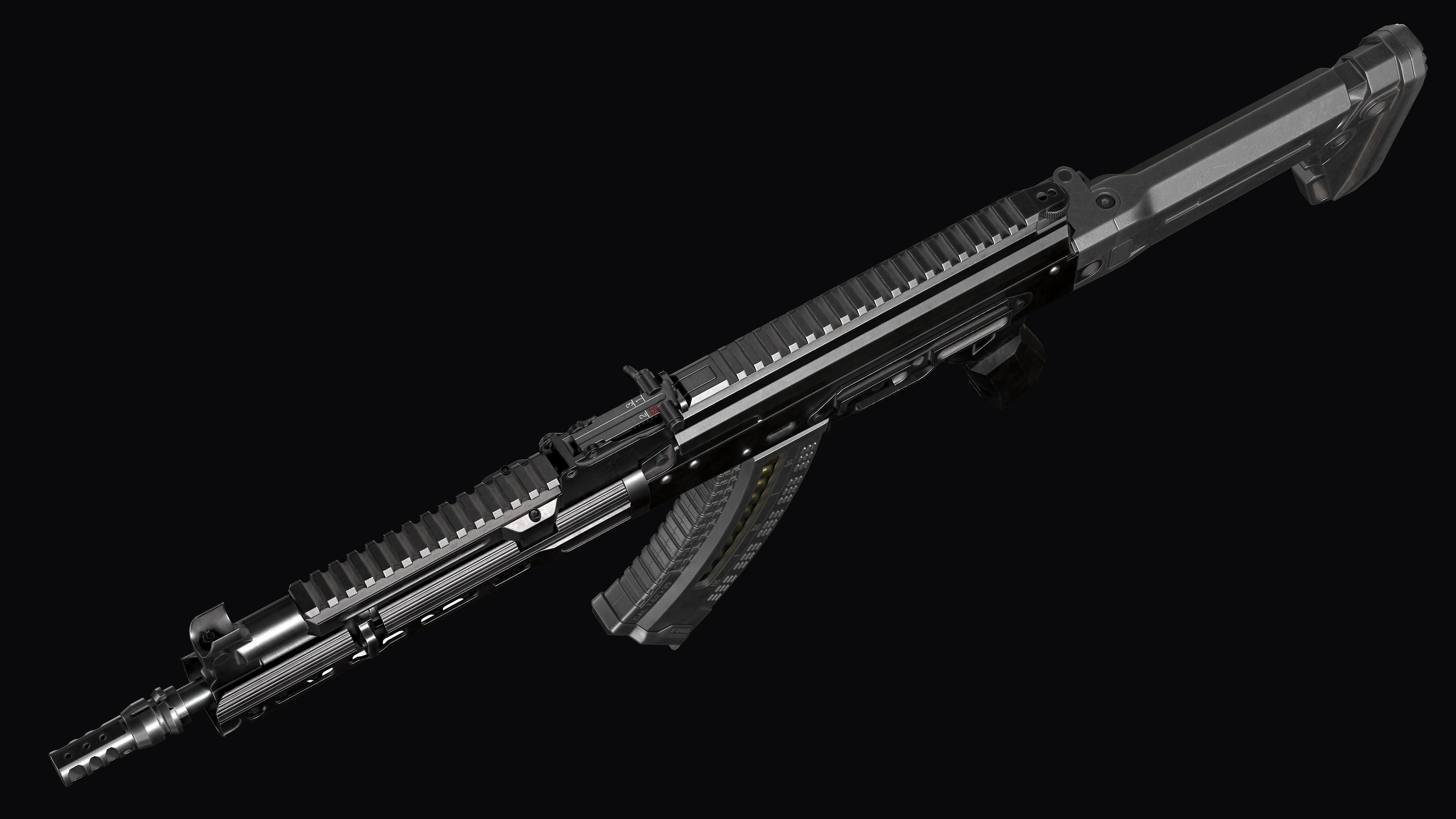 3D model Modular assault rifle Rifle Dynamics 704 AK system VR / AR ...