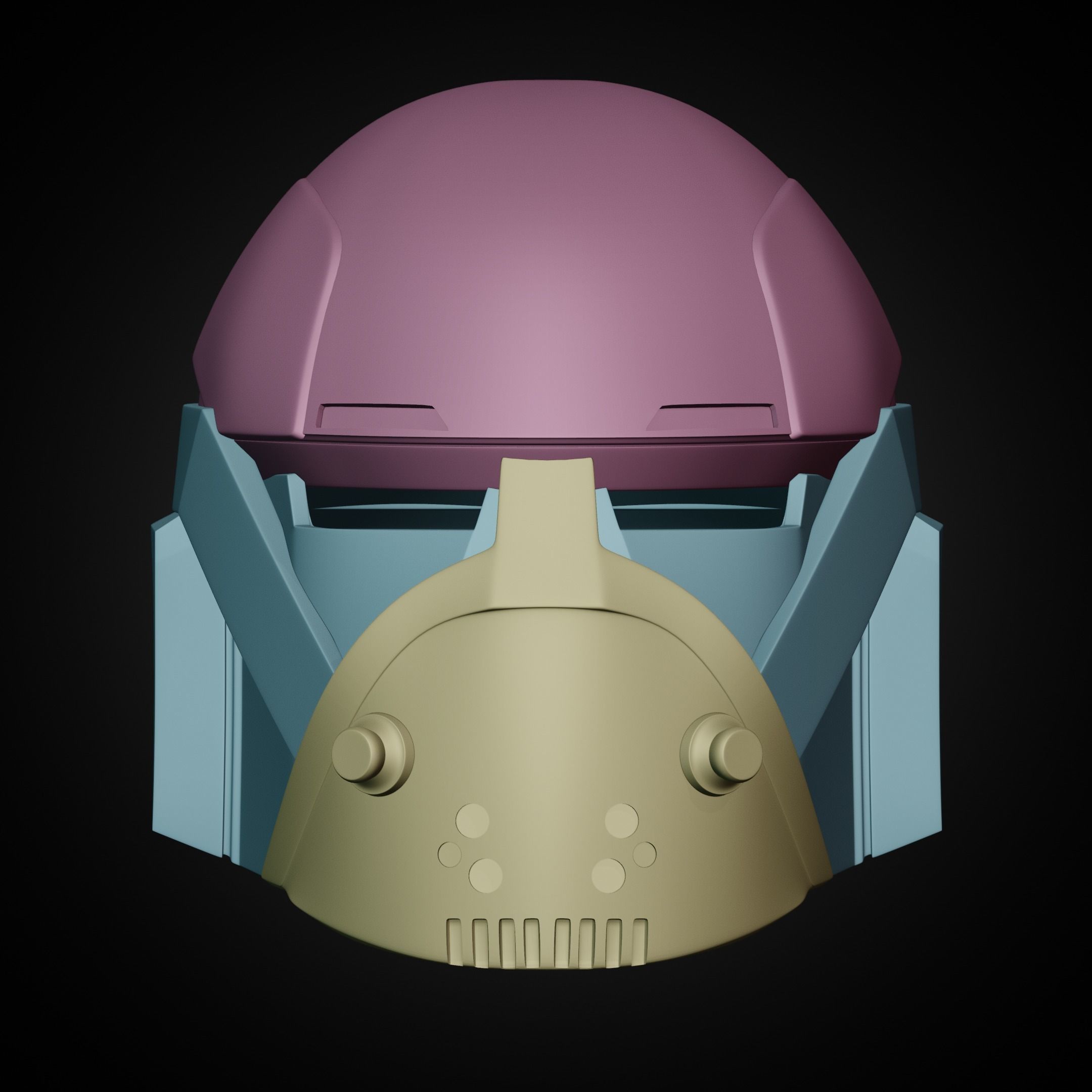 The Bad Batch Wrecker Helmet for Cosplay 3D model 3D printable | CGTrader