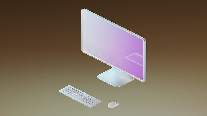 Apple-IMac 3D model | CGTrader