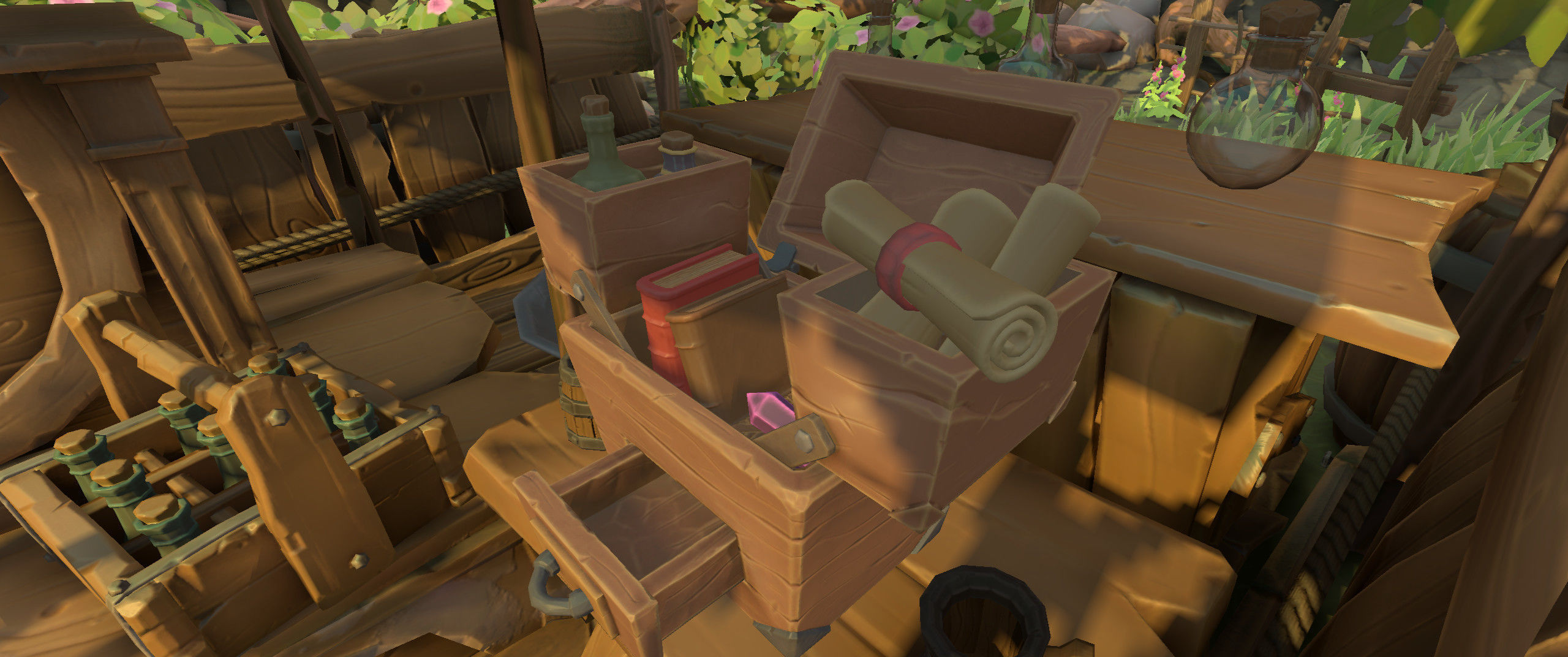 3D model Stylized Wizard Chest VR / AR / low-poly | CGTrader