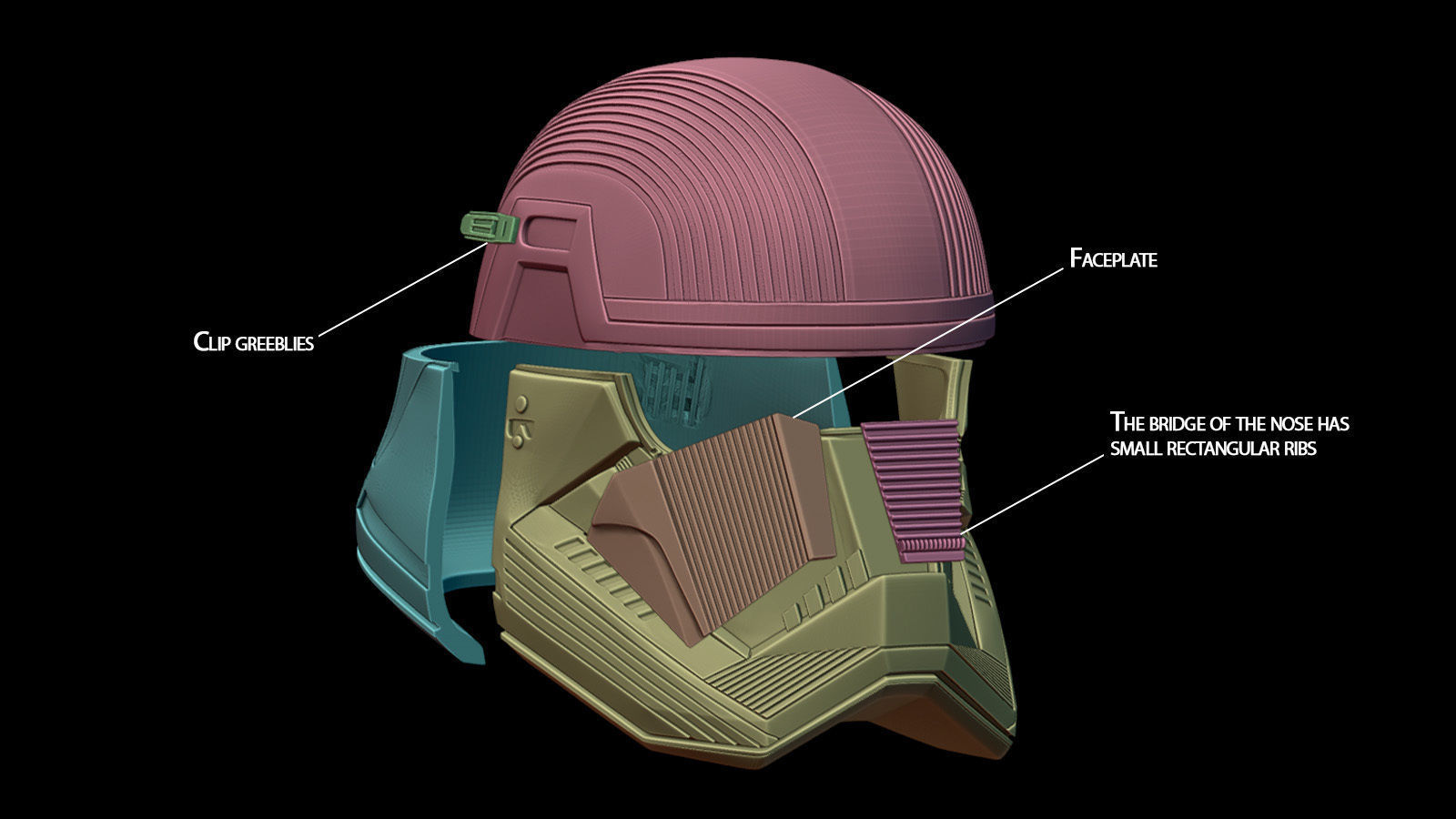 Sith Trooper Helmet 3D model 3D printable | CGTrader