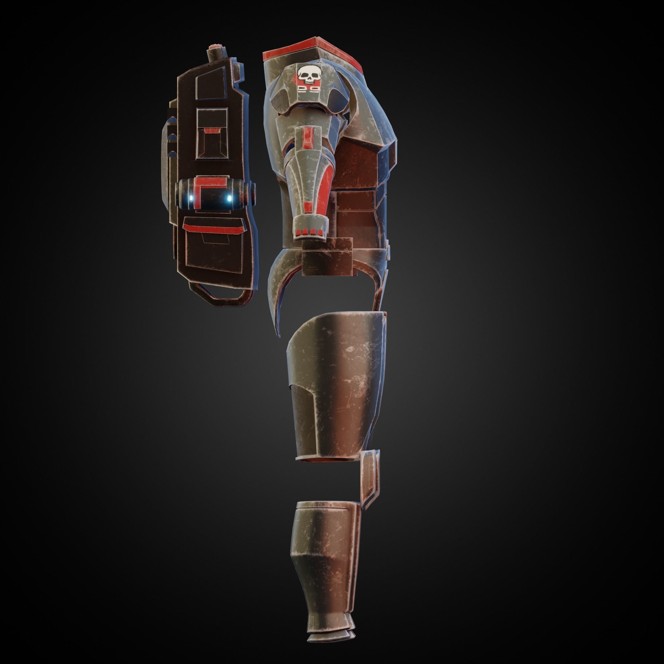The Bad Batch Wrecker Armor for Cosplay 3D model 3D printable | CGTrader