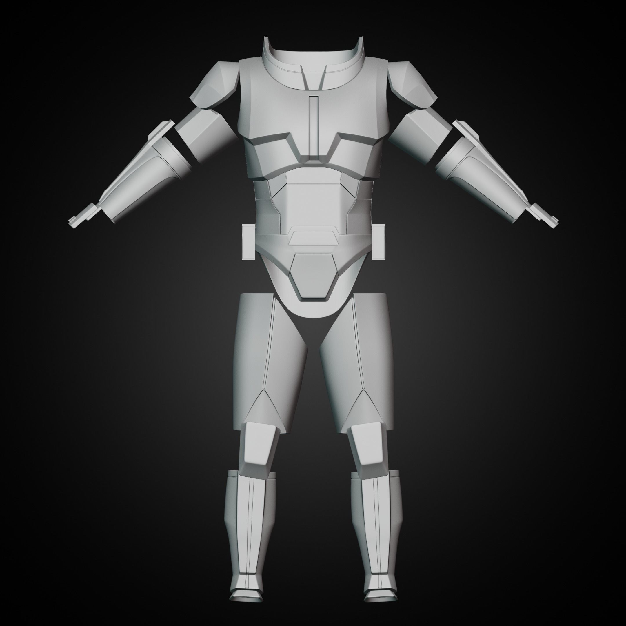 The Bad Batch Wrecker Armor for Cosplay 3D model 3D printable | CGTrader