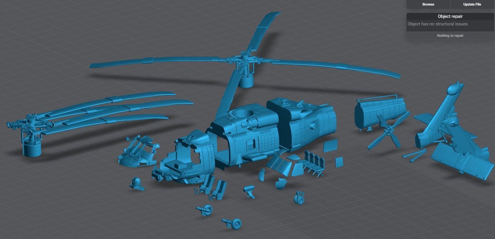 SH60B SeaHawk Scale model 3D model 3D printable | CGTrader