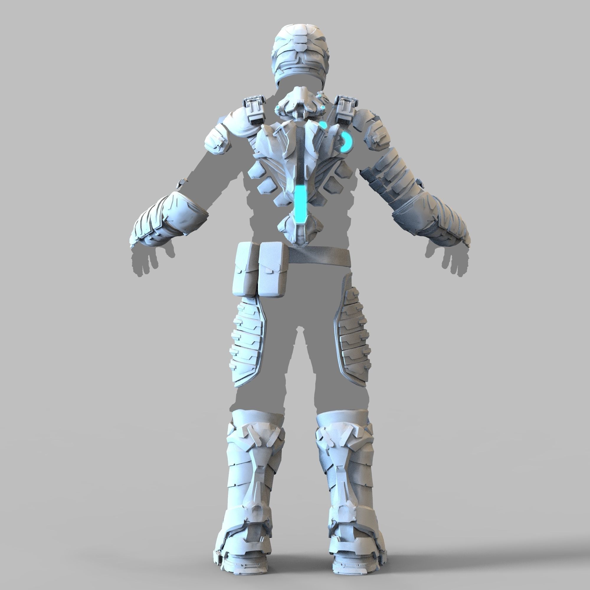 Dead Space Remake Suit LVL 6 Isaac Clarke Full Wearable Armor 3D model ...