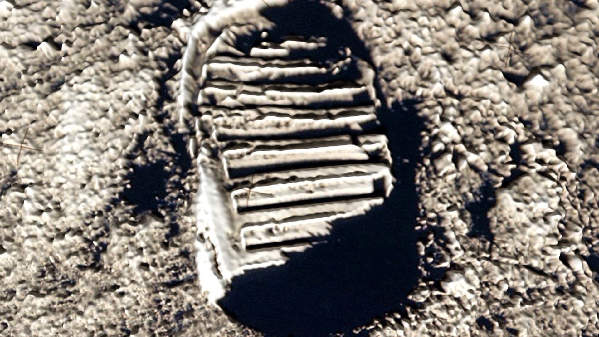 Astronauts First Footprint On The Moon 3D model | CGTrader