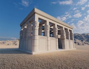 Animated Egyptian temple 3D Models | CGTrader