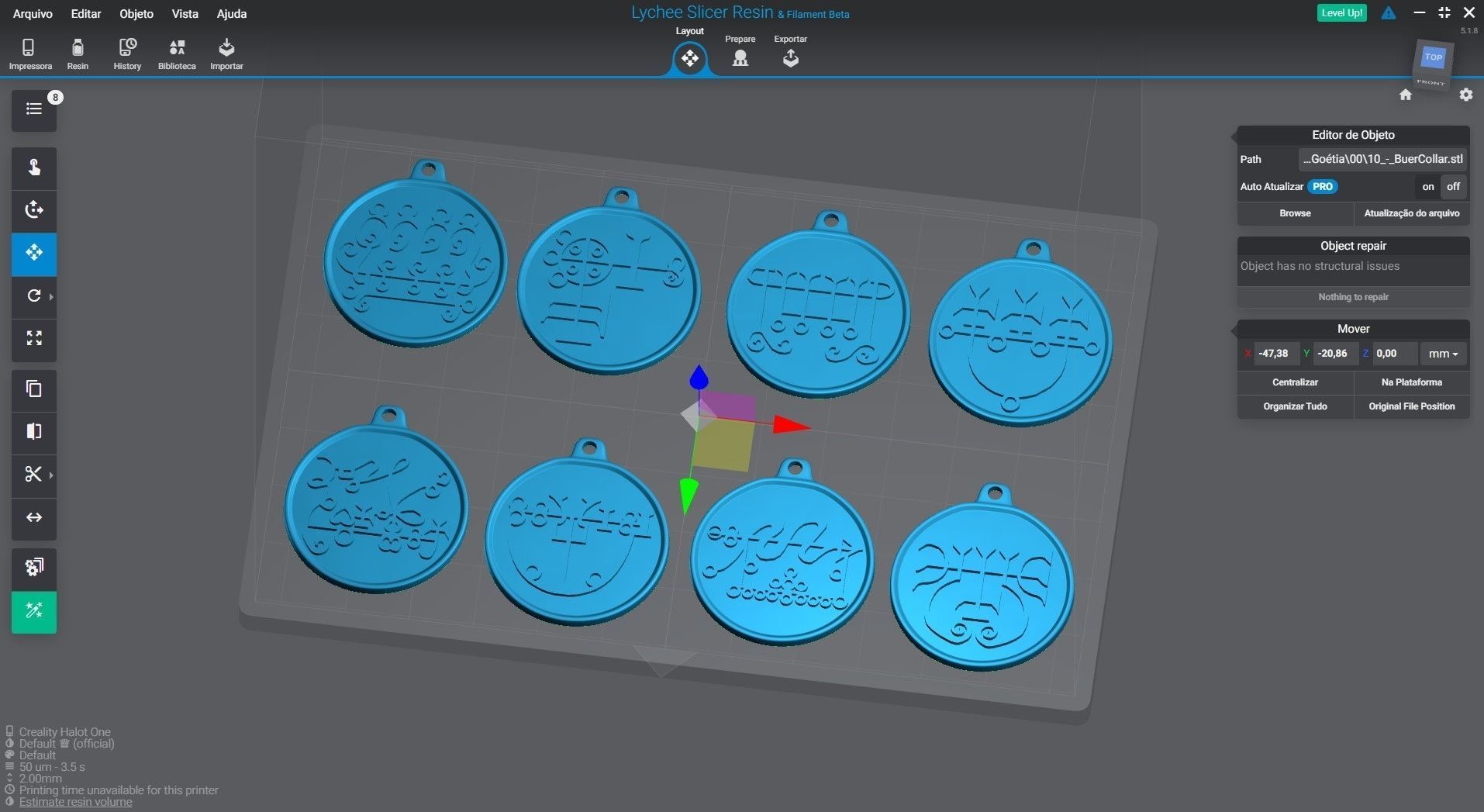 72 sigils Goetia 3D model 3D printable | CGTrader
