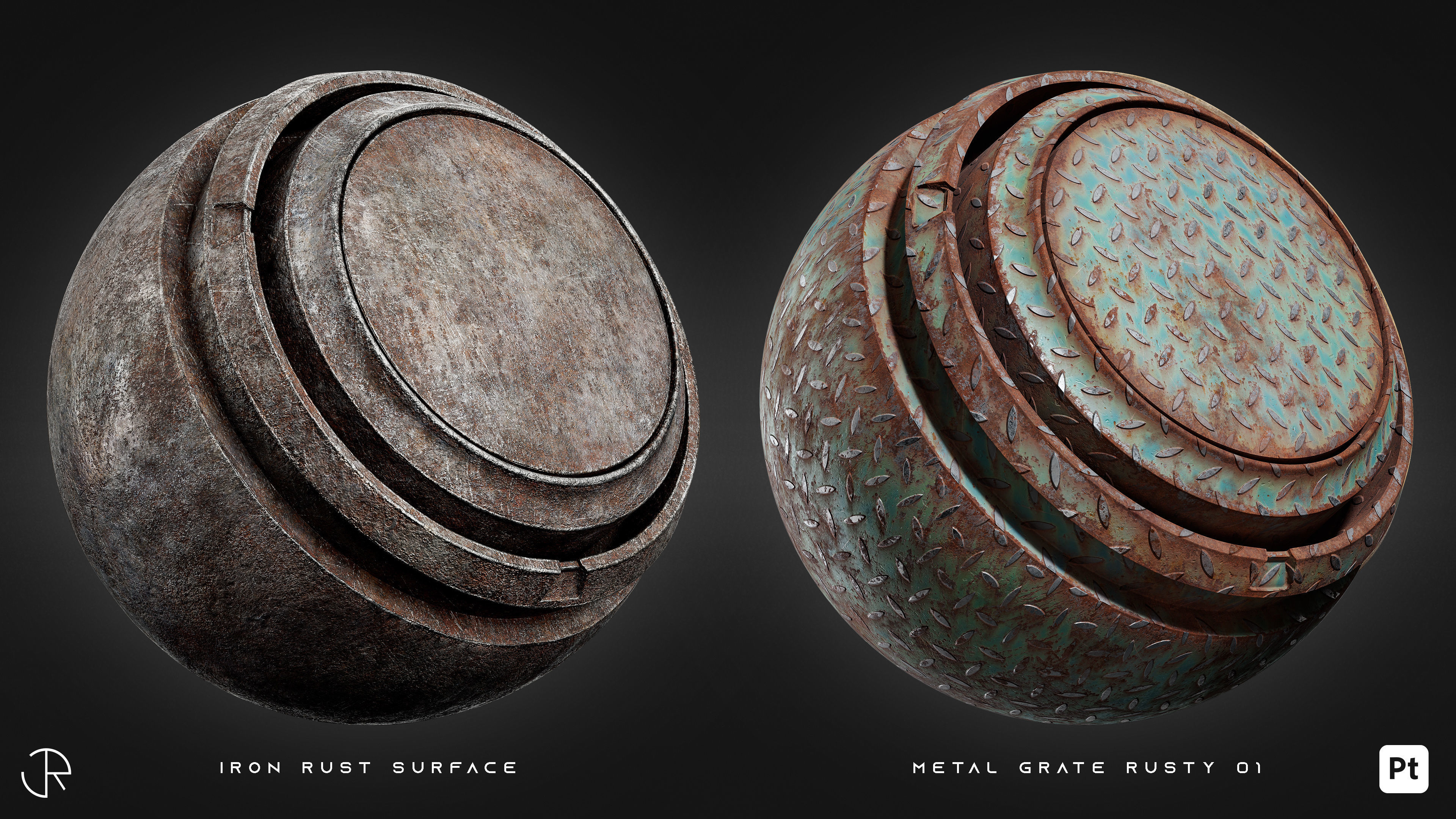 Metal Damaged Smart Materials Vol 01 Texture | CGTrader