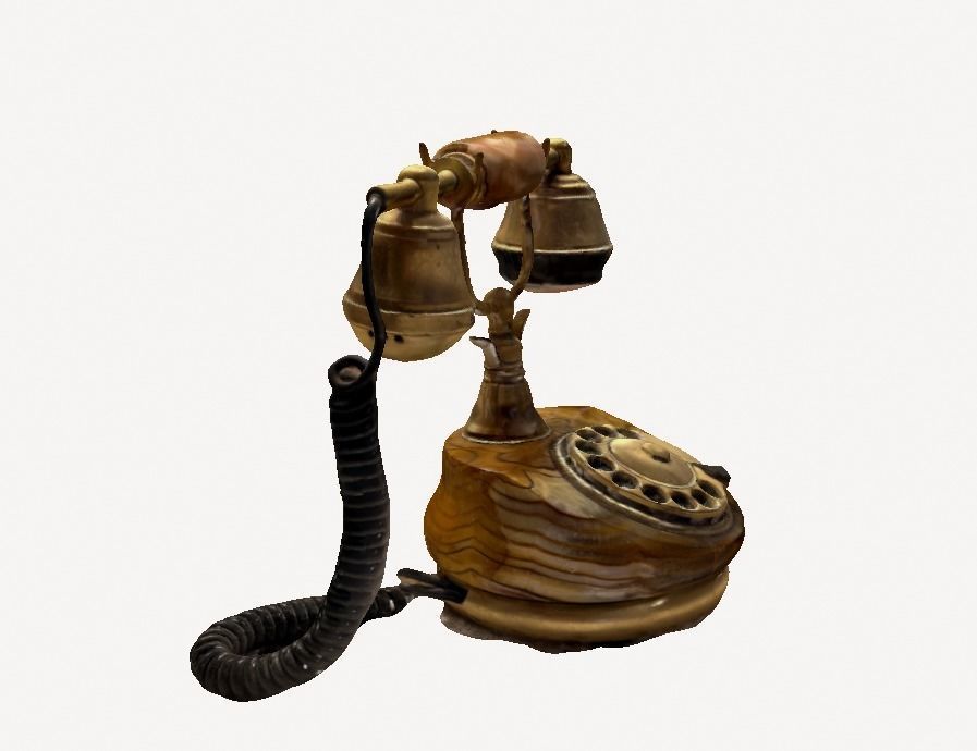 Rotary Dial Phone 3D model | CGTrader