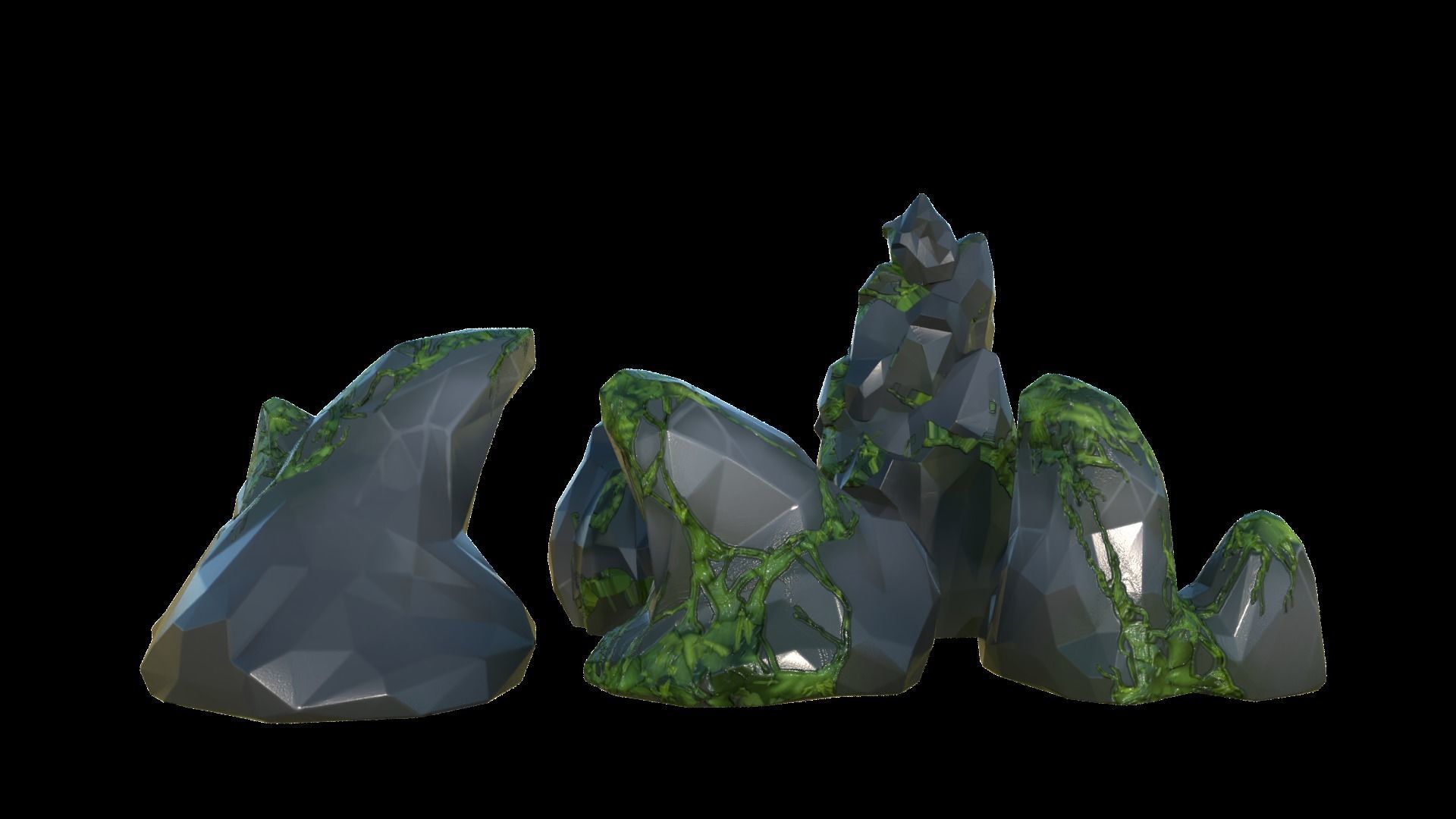3D model Stylized Rocks VR / AR / low-poly | CGTrader