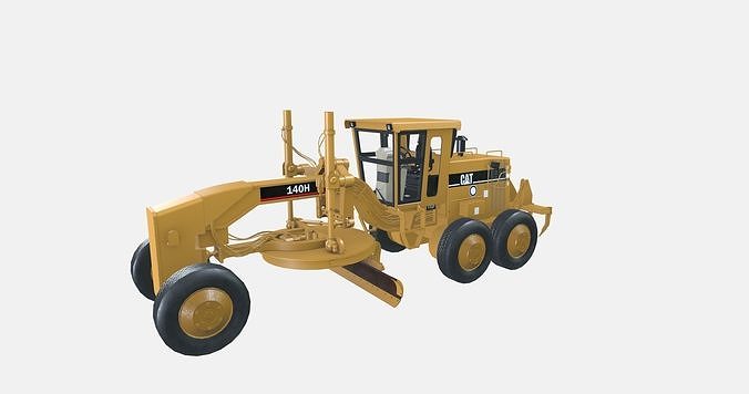 Grader Vehicle 3D model | CGTrader