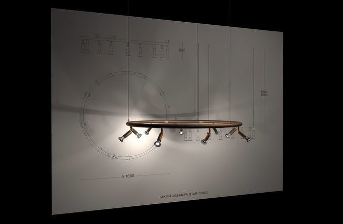 STAR ROUND 3D model | CGTrader