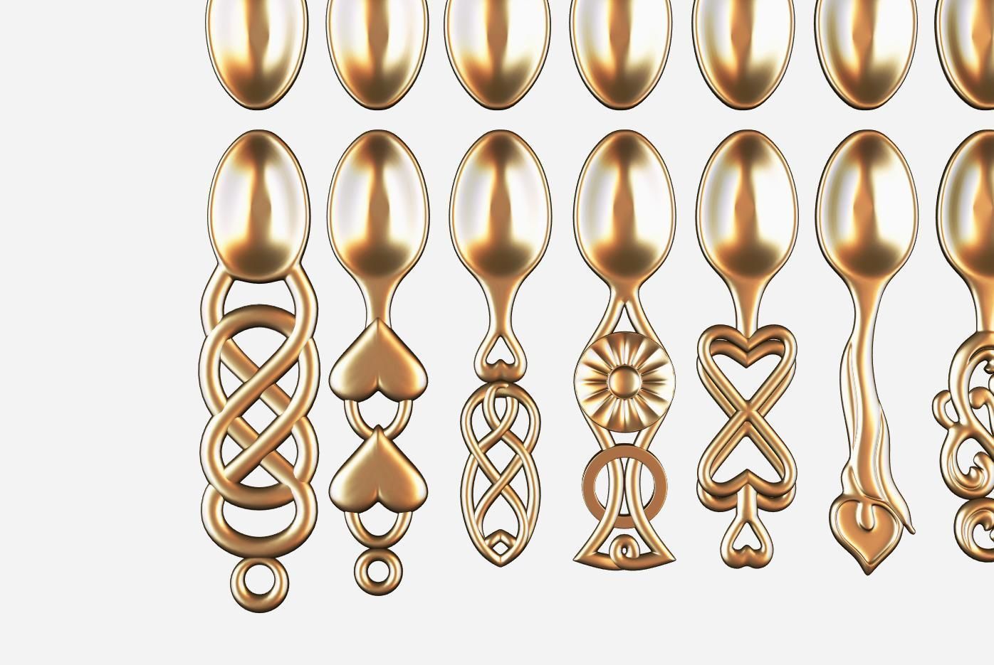 Wooden spoon model for cnc 10 3D model | CGTrader