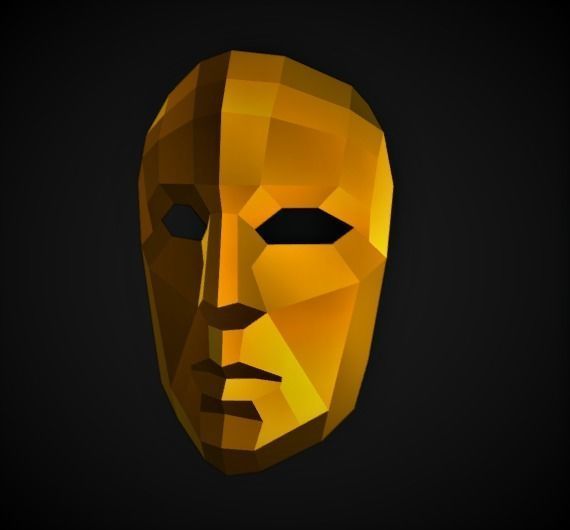 Male Face Mask - 3d Printable free 3D model | CGTrader