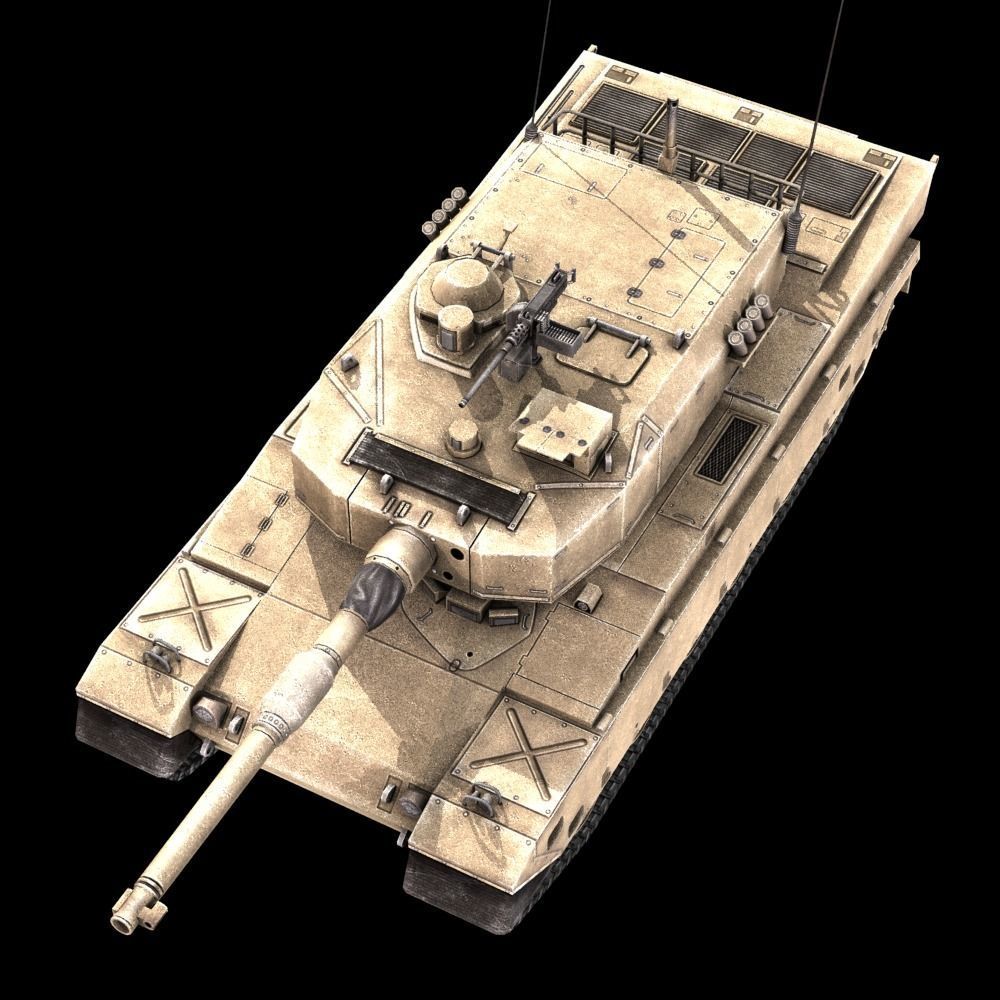 3D model Type 90 Main Battle Tank VR / AR / low-poly | CGTrader