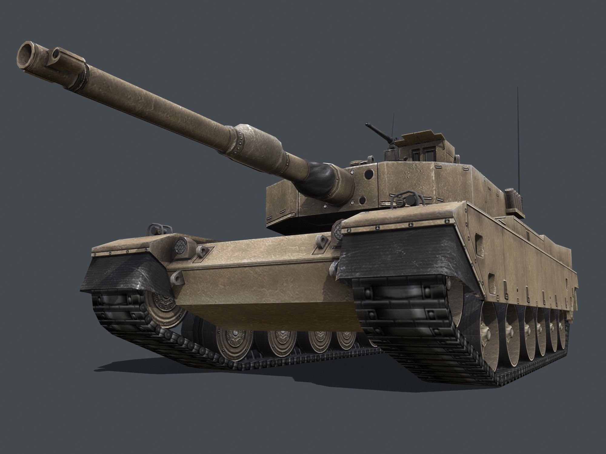 3D model Type 90 Main Battle Tank VR / AR / low-poly | CGTrader