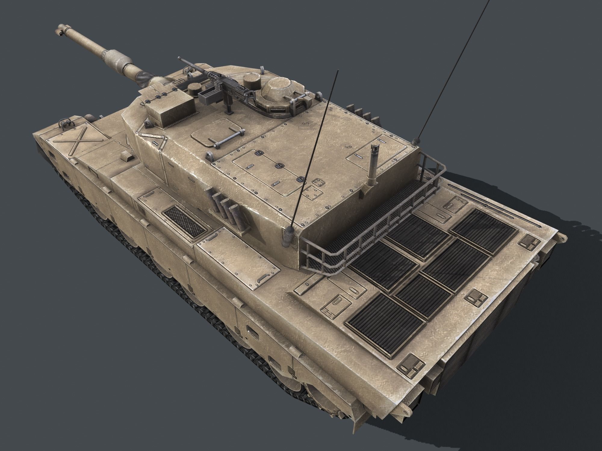 3D model Type 90 Main Battle Tank VR / AR / low-poly | CGTrader