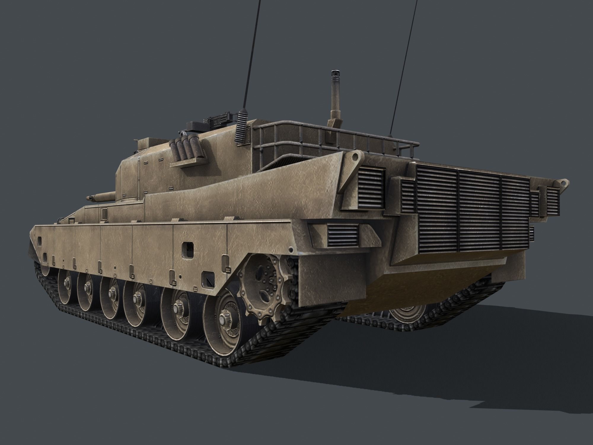 3D model Type 90 Main Battle Tank VR / AR / low-poly | CGTrader