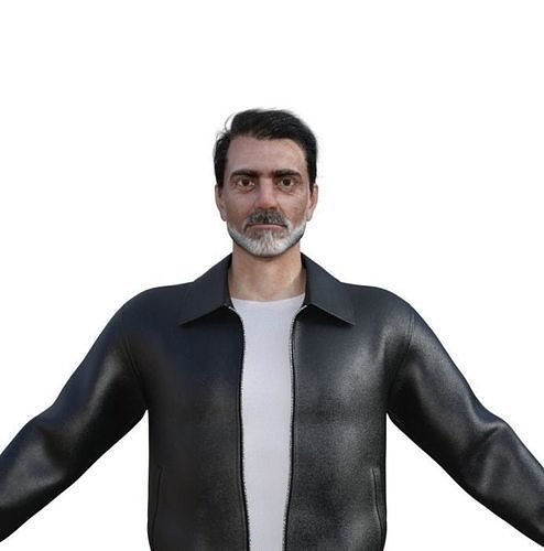 Negan Realistic Character 3D model | CGTrader